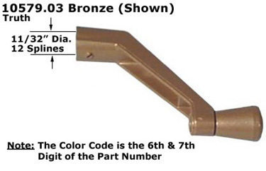 10579 - Handles, Crank Blaine Window